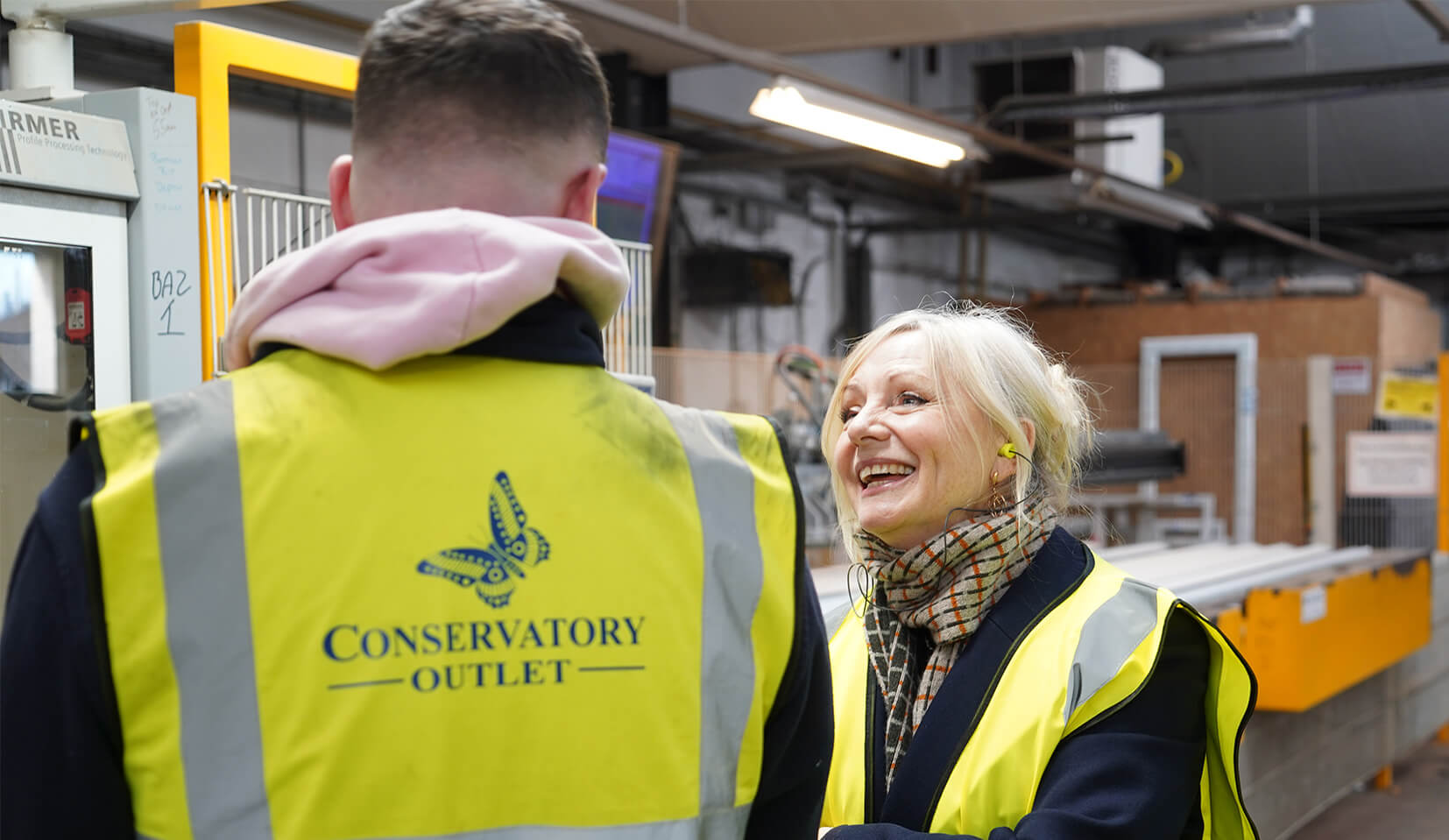 Mayor Commends Conservatory Outlet During Official Tour